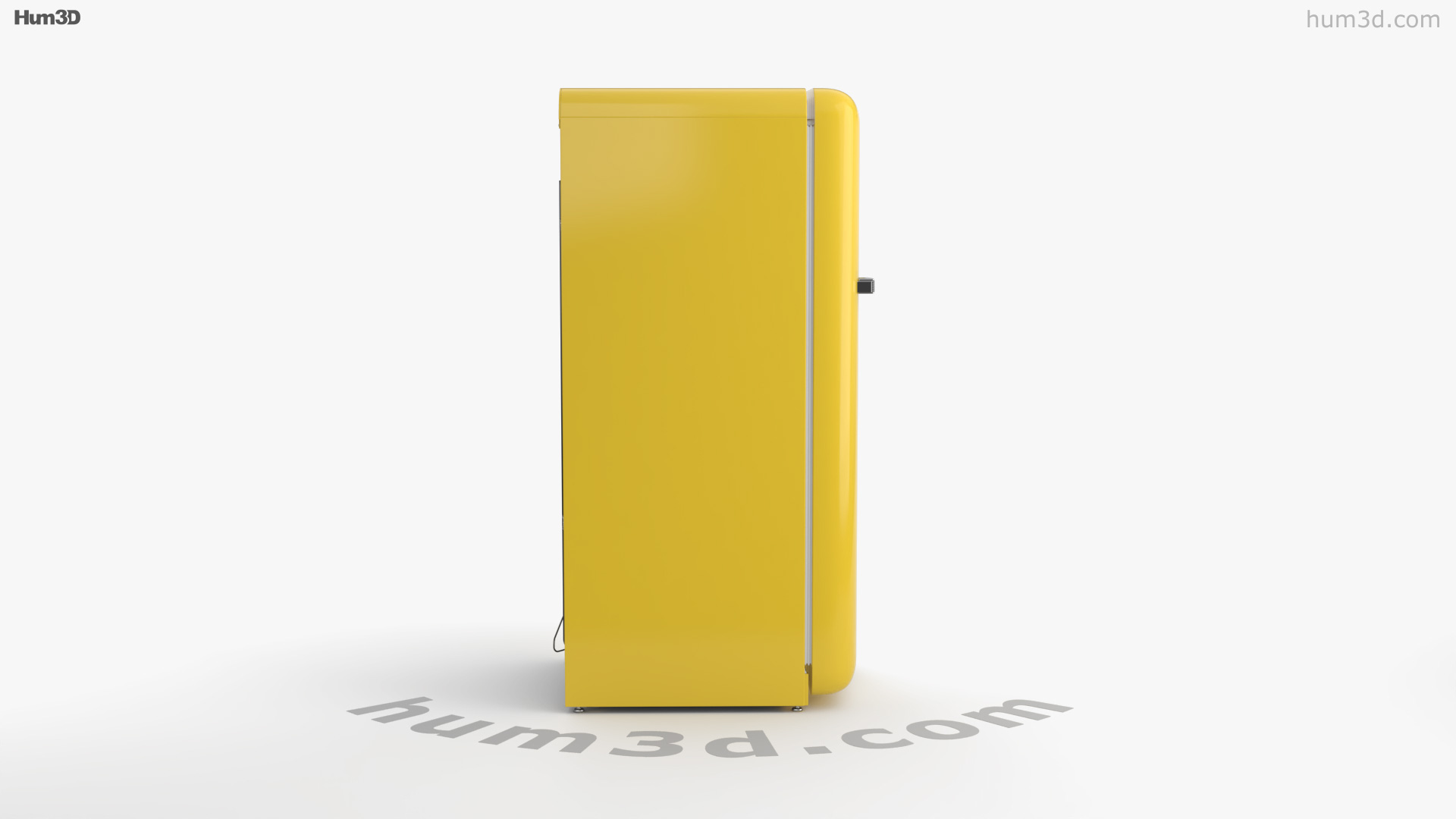 360 view of Smeg Single Door Refrigerator 3D model - 3DModels store