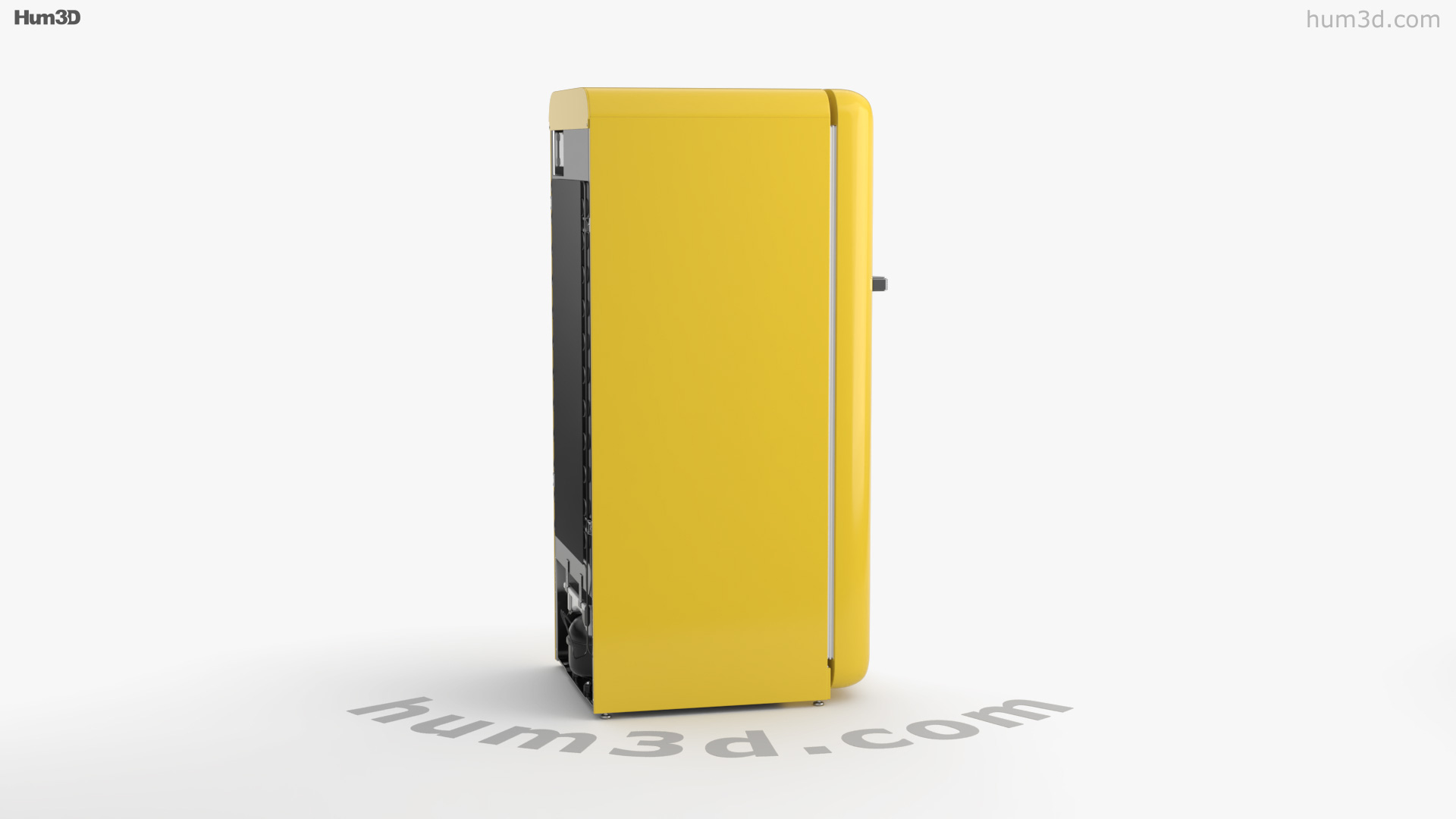 360 view of Smeg Single Door Refrigerator 3D model - 3DModels store