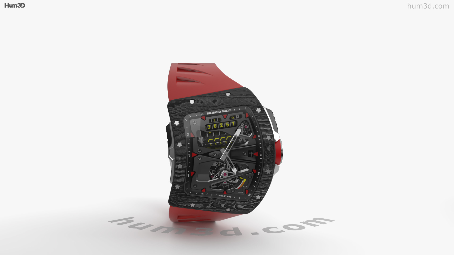 360 view of Richard Mille RM 70 01 Tourbillon Alain Prost Cycling 3D ...