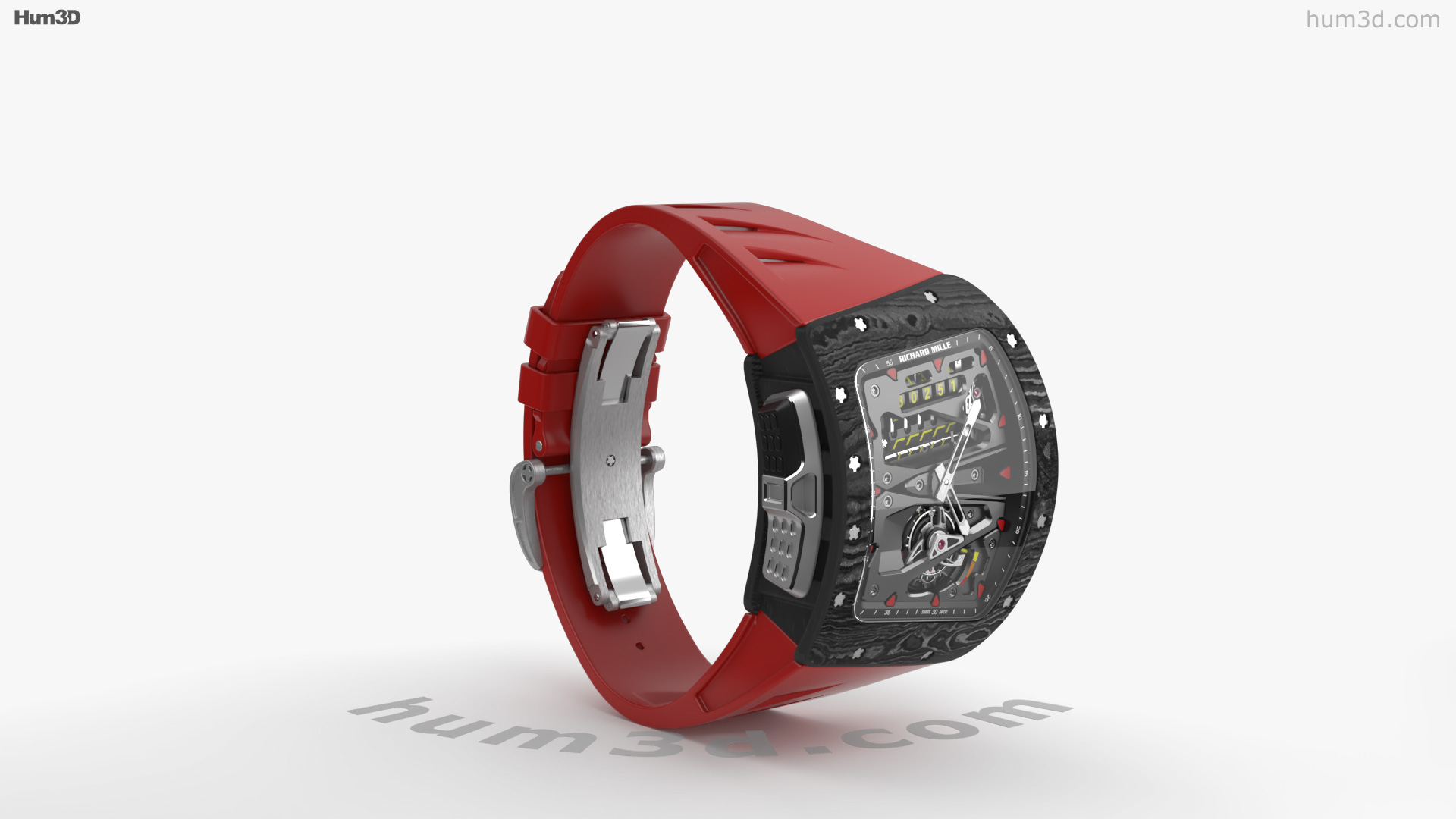 360 view of Richard Mille RM 70 01 Tourbillon Alain Prost Cycling 3D ...