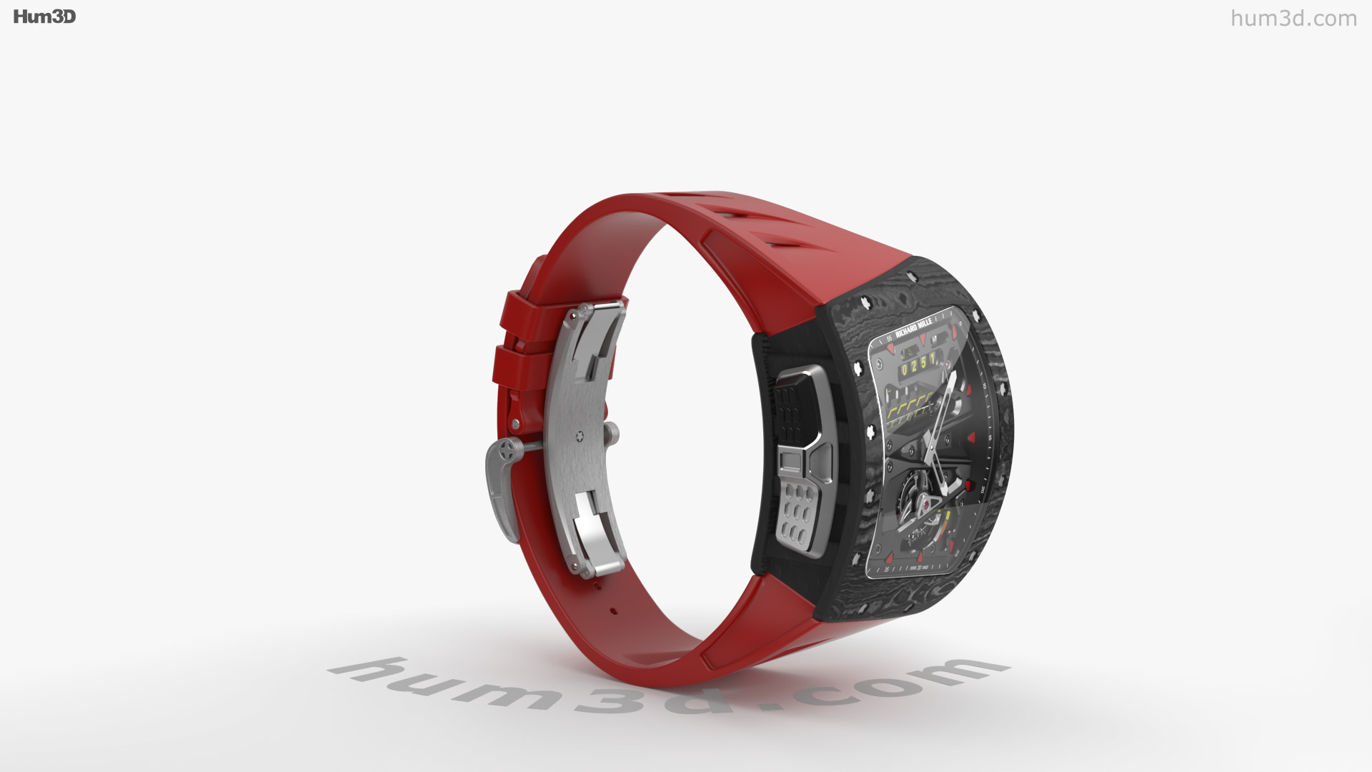 360 view of Richard Mille RM 70 01 Tourbillon Alain Prost Cycling 3D ...
