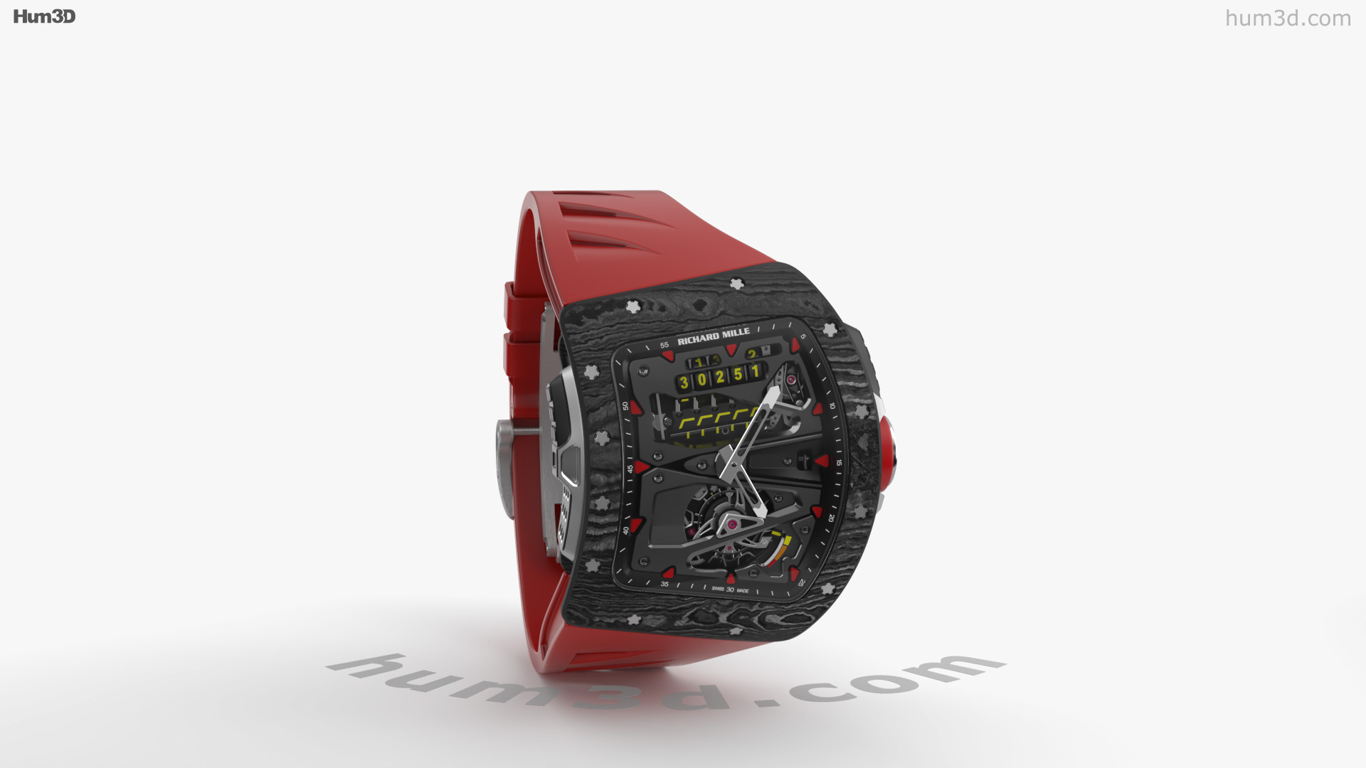 360 view of Richard Mille RM 70 01 Tourbillon Alain Prost Cycling 3D ...