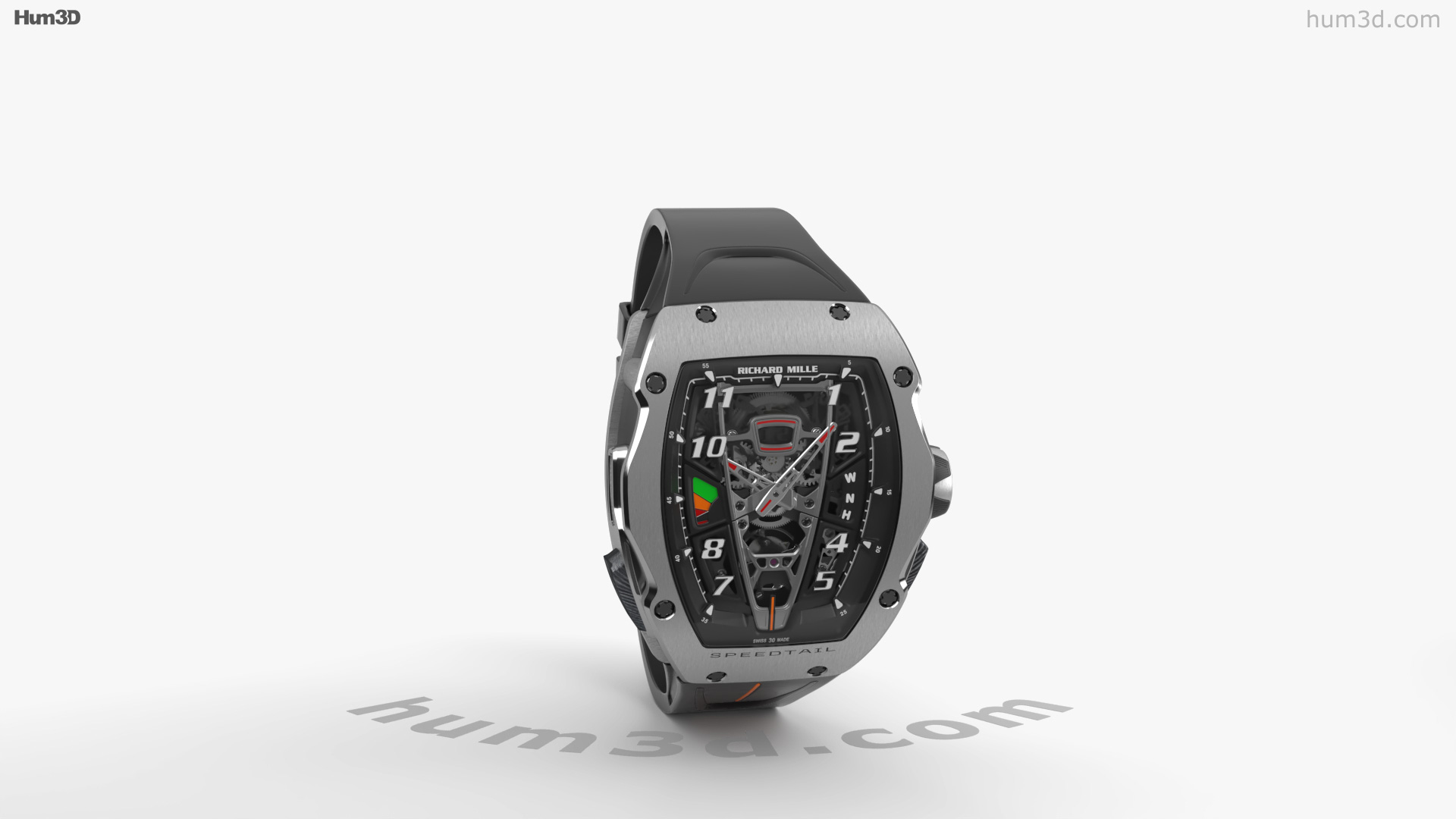 360 View Of Richard Mille RM 40 01 Tourbillon McLaren Speedtail 3D