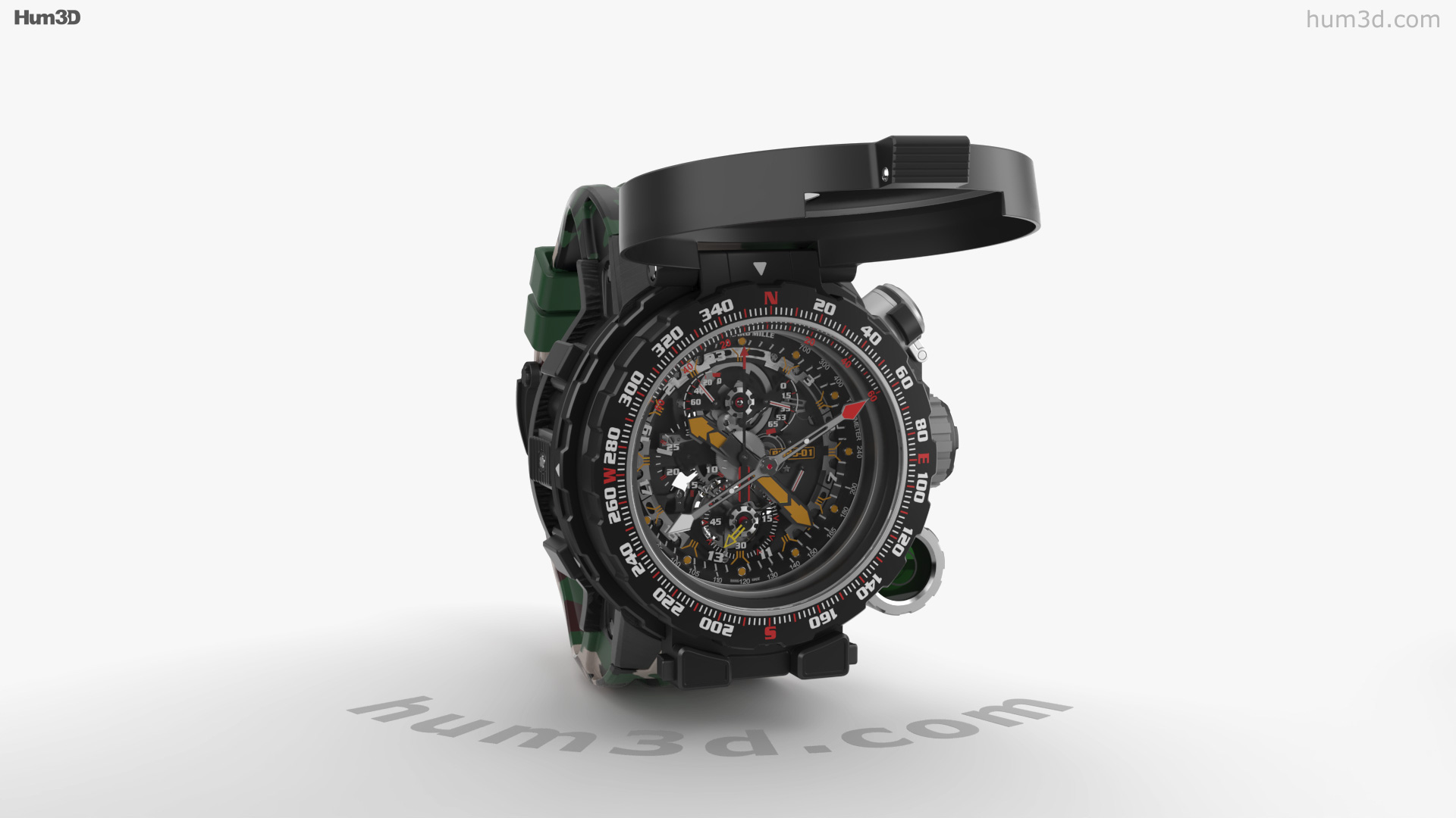 360 view of Richard Mille RM 25 01 Tourbillon Adventure Sylvester ...