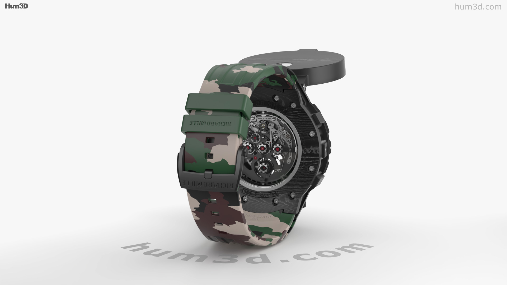360 view of Richard Mille RM 25 01 Tourbillon Adventure Sylvester ...
