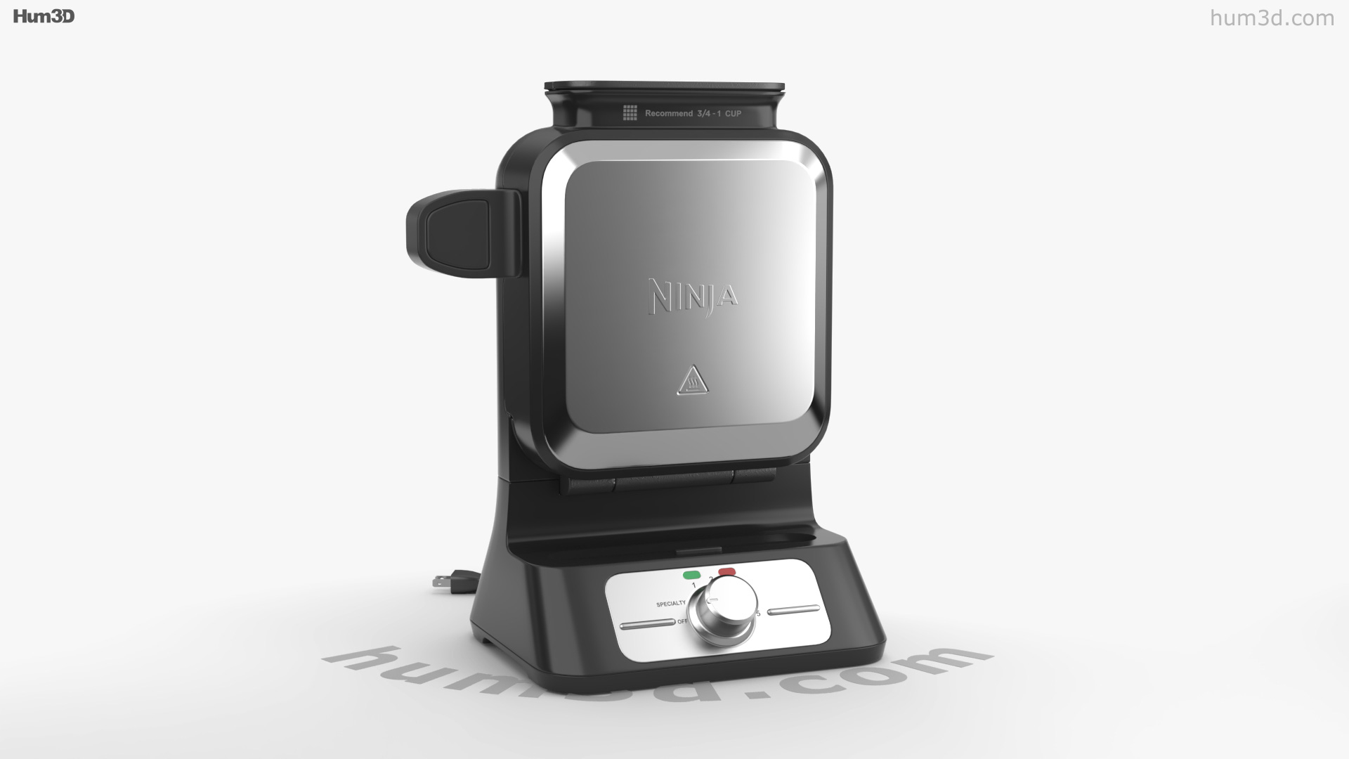 360 view of Ninja Belgian Waffle Maker 3D model - 3DModels store