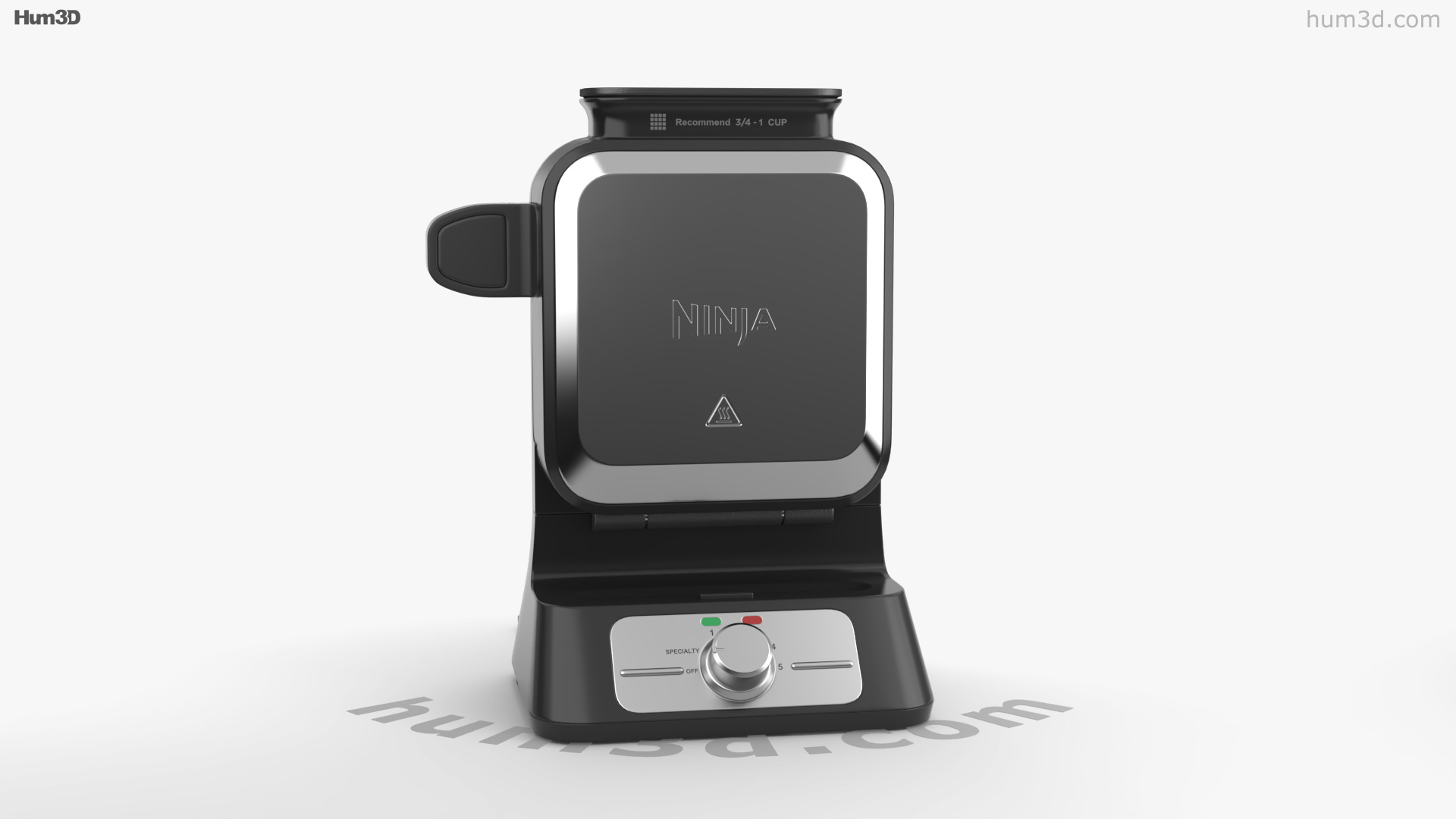 360 view of Ninja Belgian Waffle Maker 3D model - 3DModels store