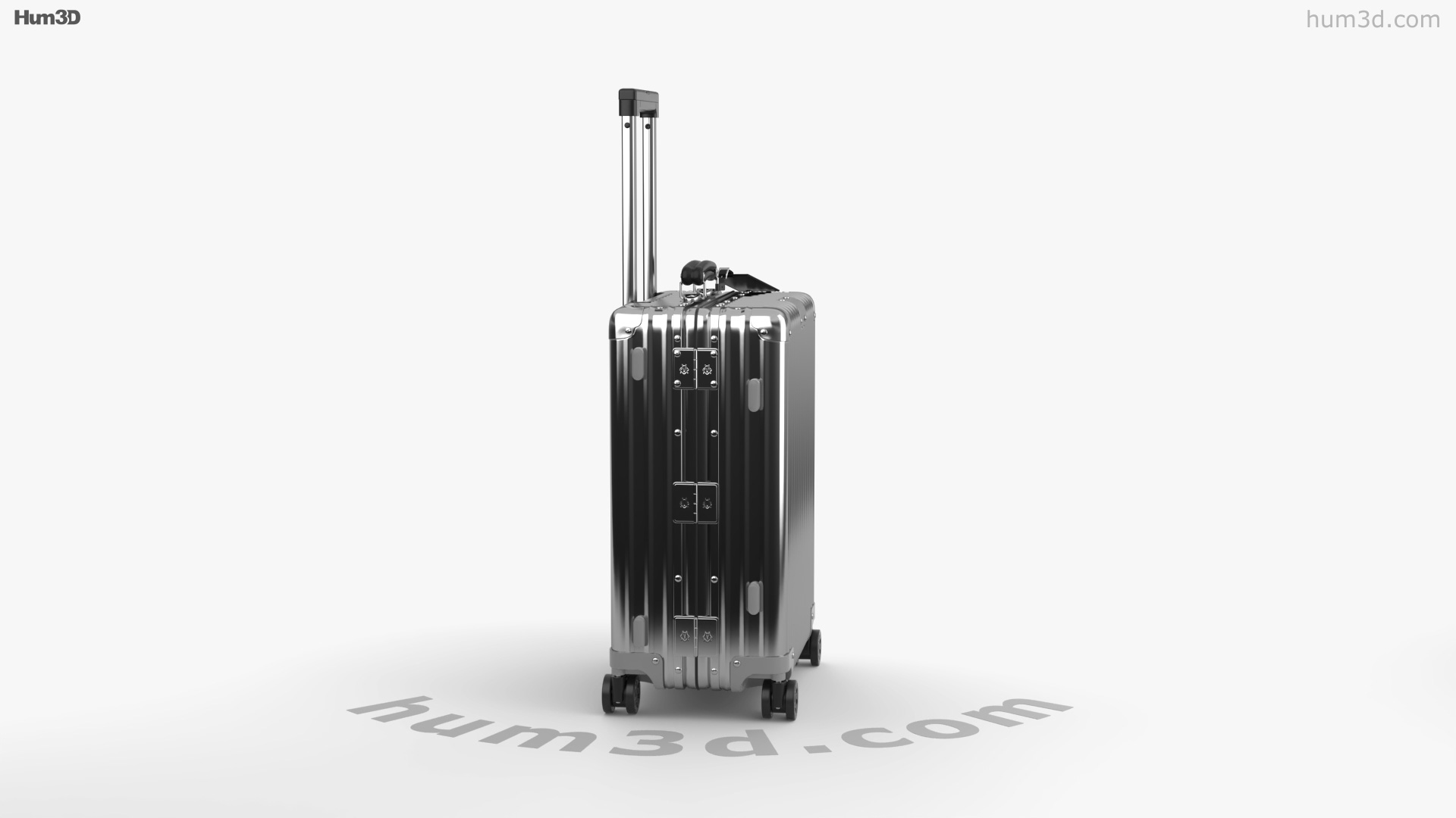 360 view of Rimowa Classic Cabin Suitcase 3D model - 3DModels store