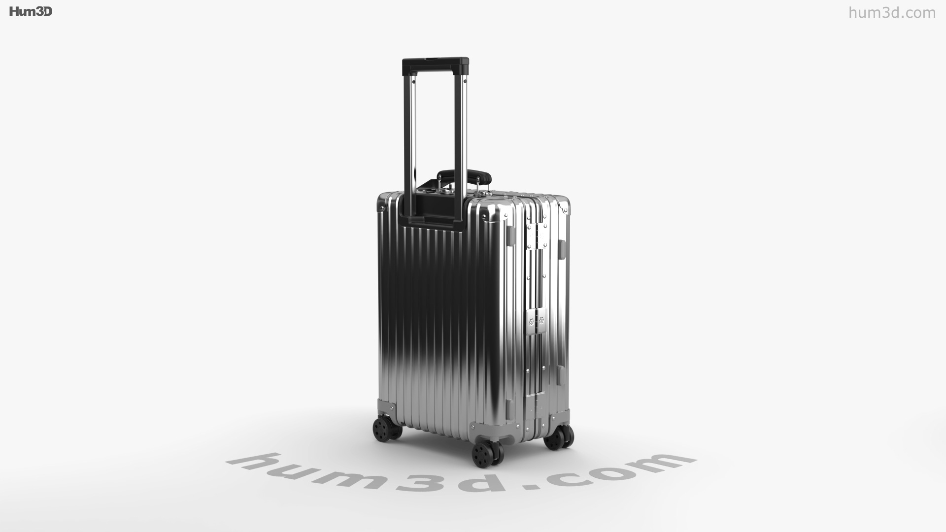 360 view of Rimowa Classic Cabin Suitcase 3D model - 3DModels store