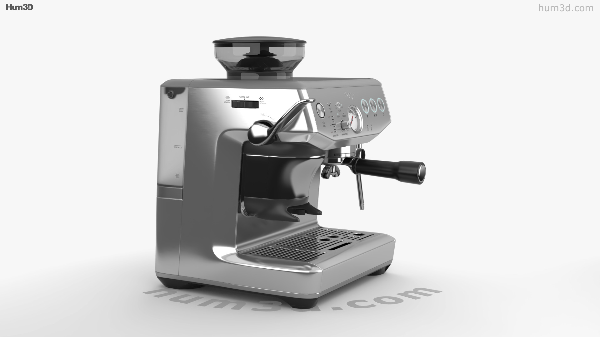 360 view of Sage Barista Express Impress Coffee Machine 3D model ...