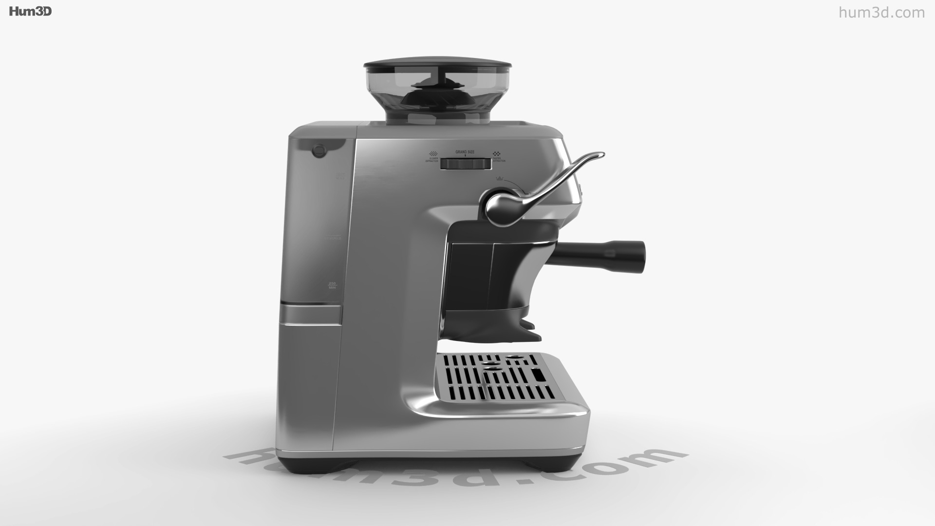 360 view of Sage Barista Express Impress Coffee Machine 3D model ...