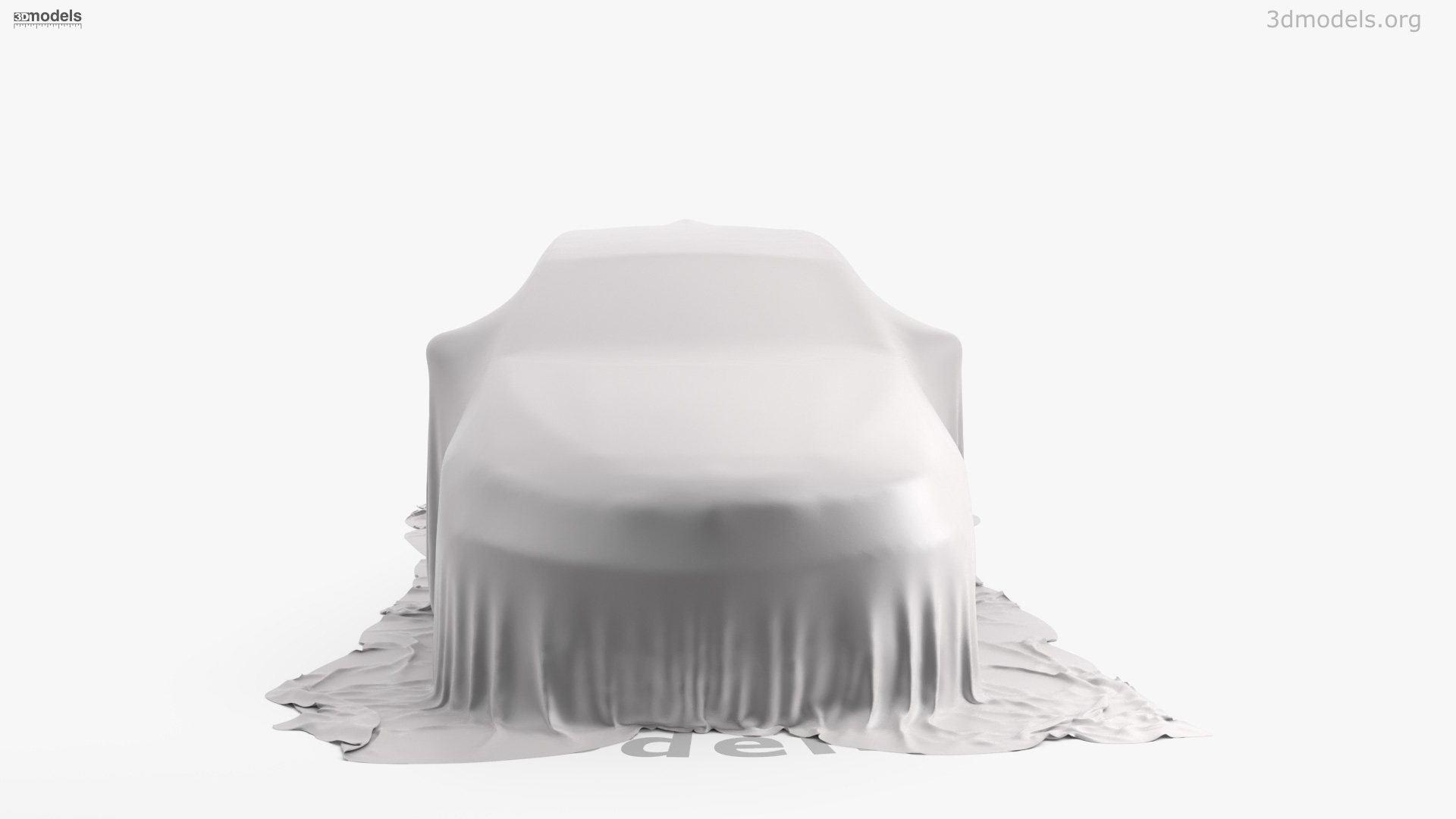 360 view of Car Cover Gray Hatchback 3D model - 3DModels store