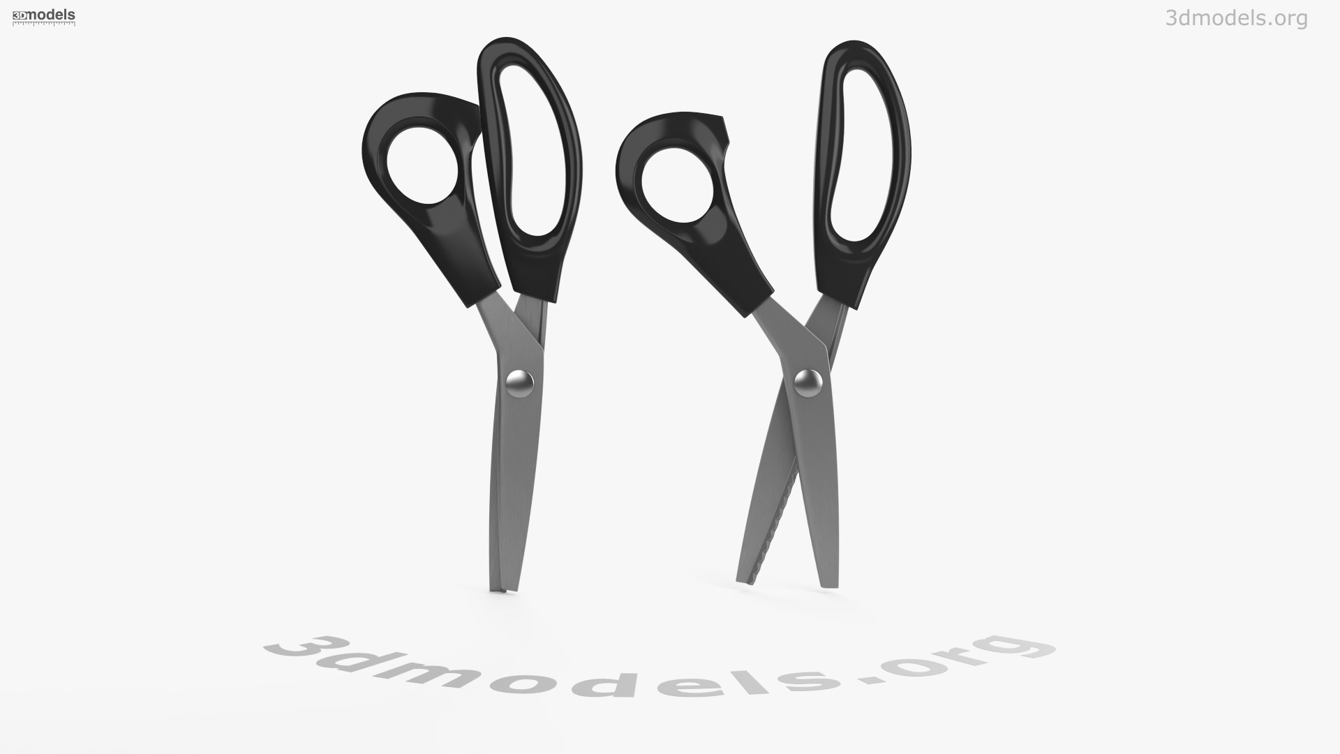 360 view of Pinking Shears 3D model - 3DModels store