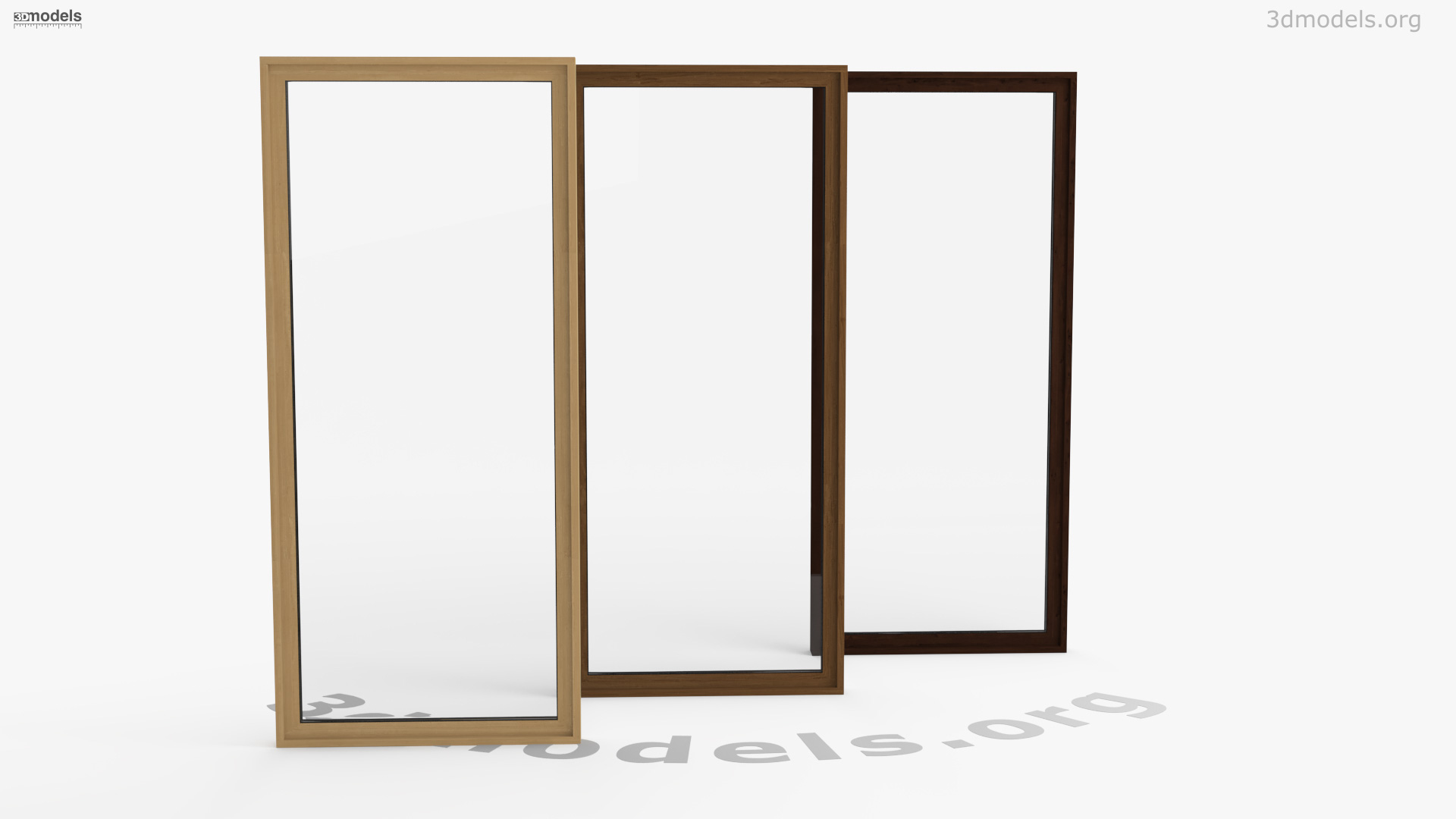 360 view of Full-Length Window 3D model - 3DModels store