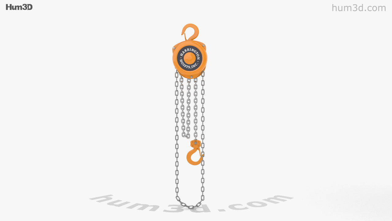 360 view of Hand Chain Hoist 3D model - 3DModels store