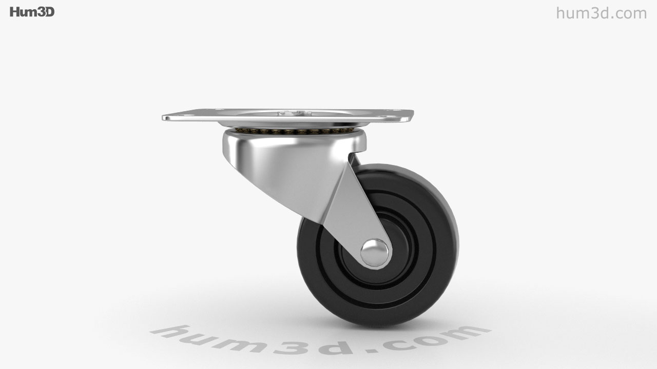 360 view of Caster wheel 3D model - 3DModels store