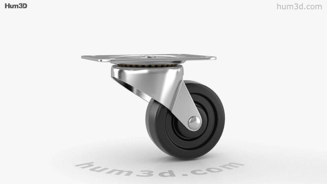 360 view of Caster wheel 3D model - 3DModels store