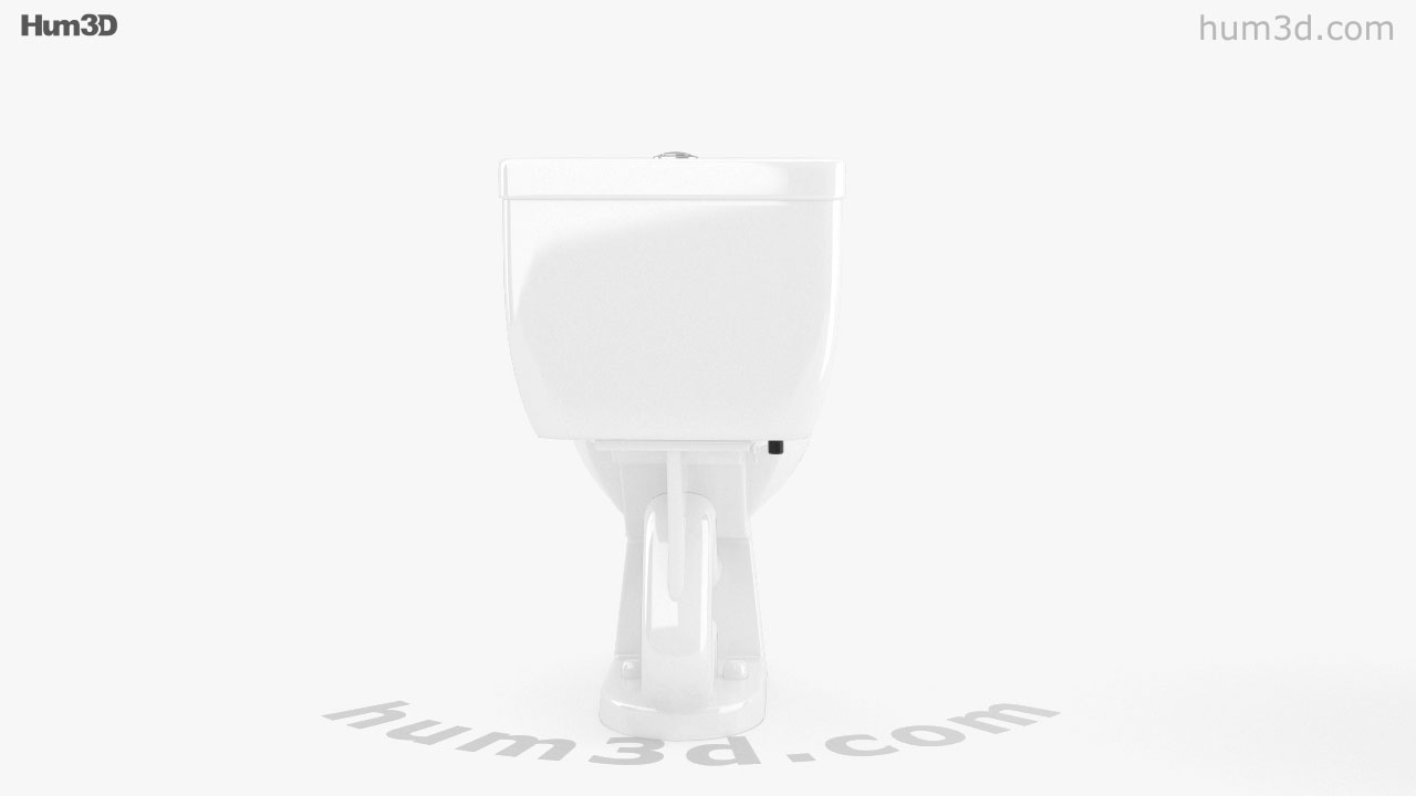360 view of Toilet 3D model - 3DModels store