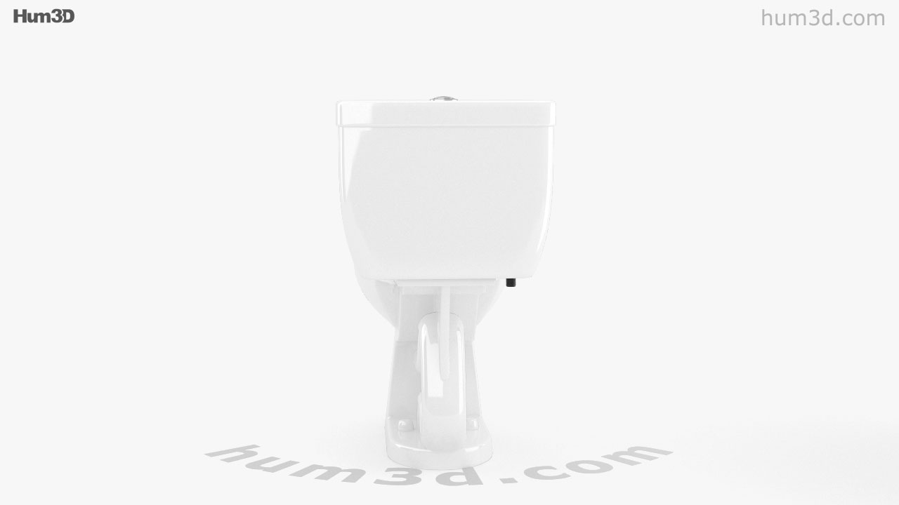 360 view of Toilet 3D model - 3DModels store
