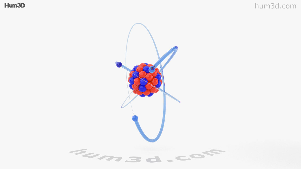 360 view of Atom 3D model - 3DModels store