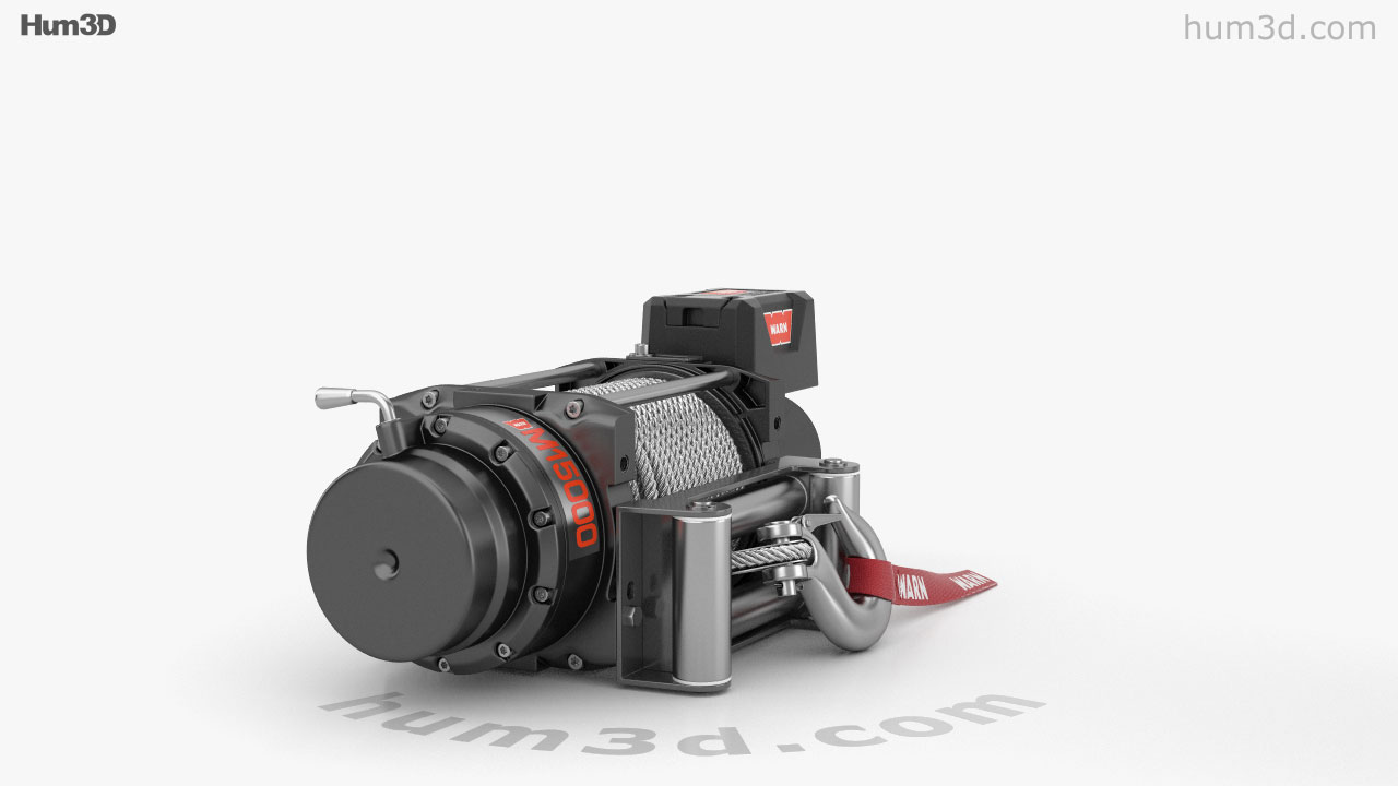 360 view of Winch 3D model - 3DModels store