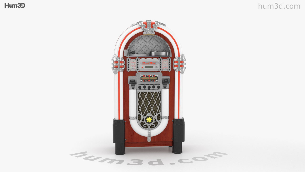 360 view of Jukebox 3D model - 3DModels store