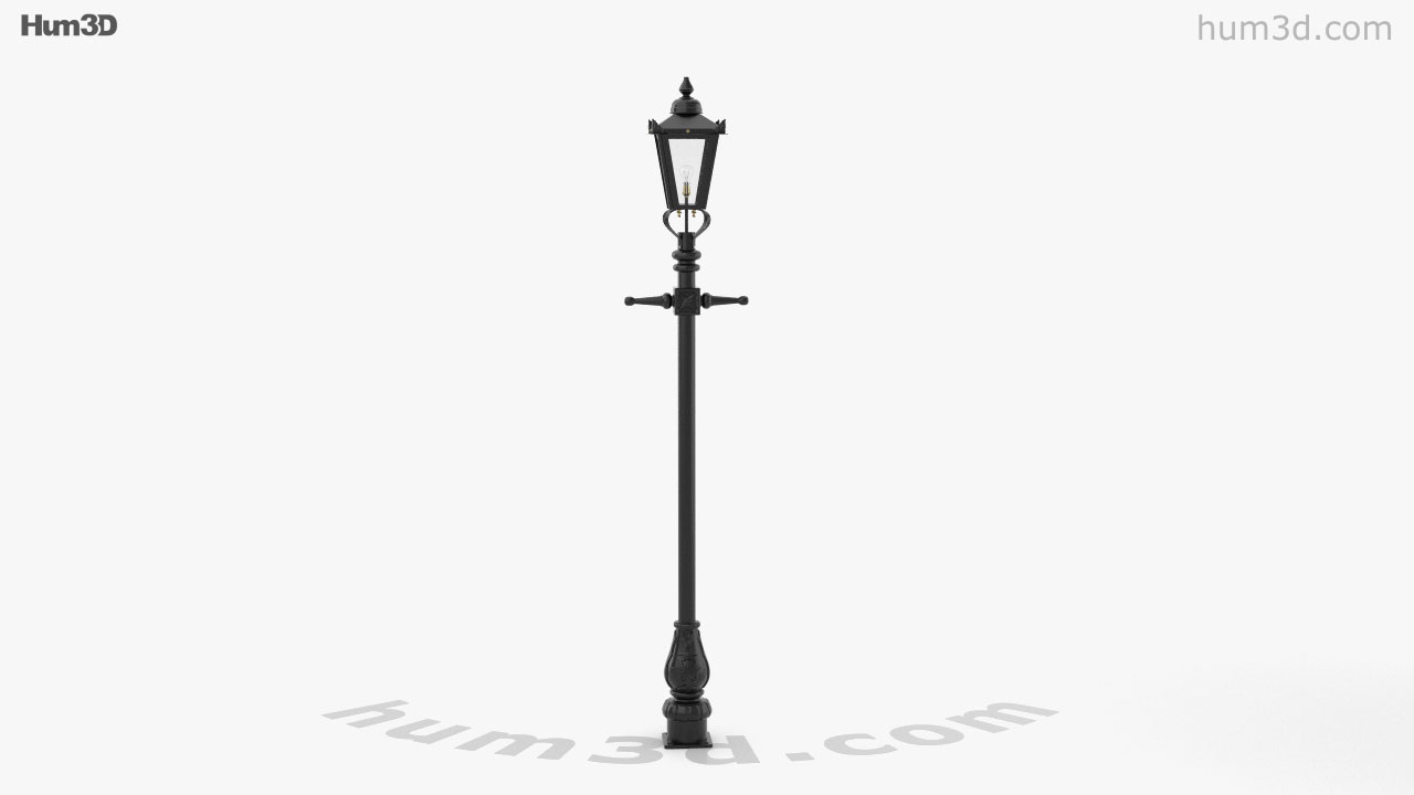 360 view of Lamp Post 3D model - 3DModels store