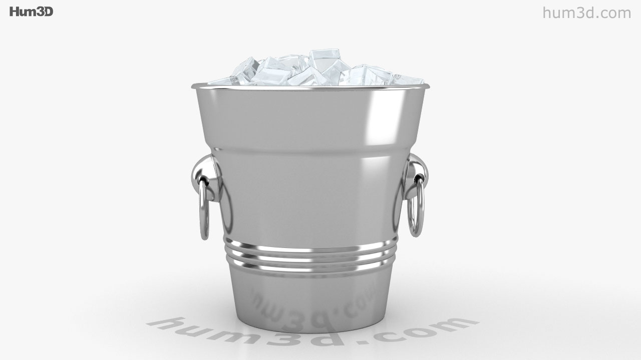 360 view of Ice Bucket 3D model - 3DModels store