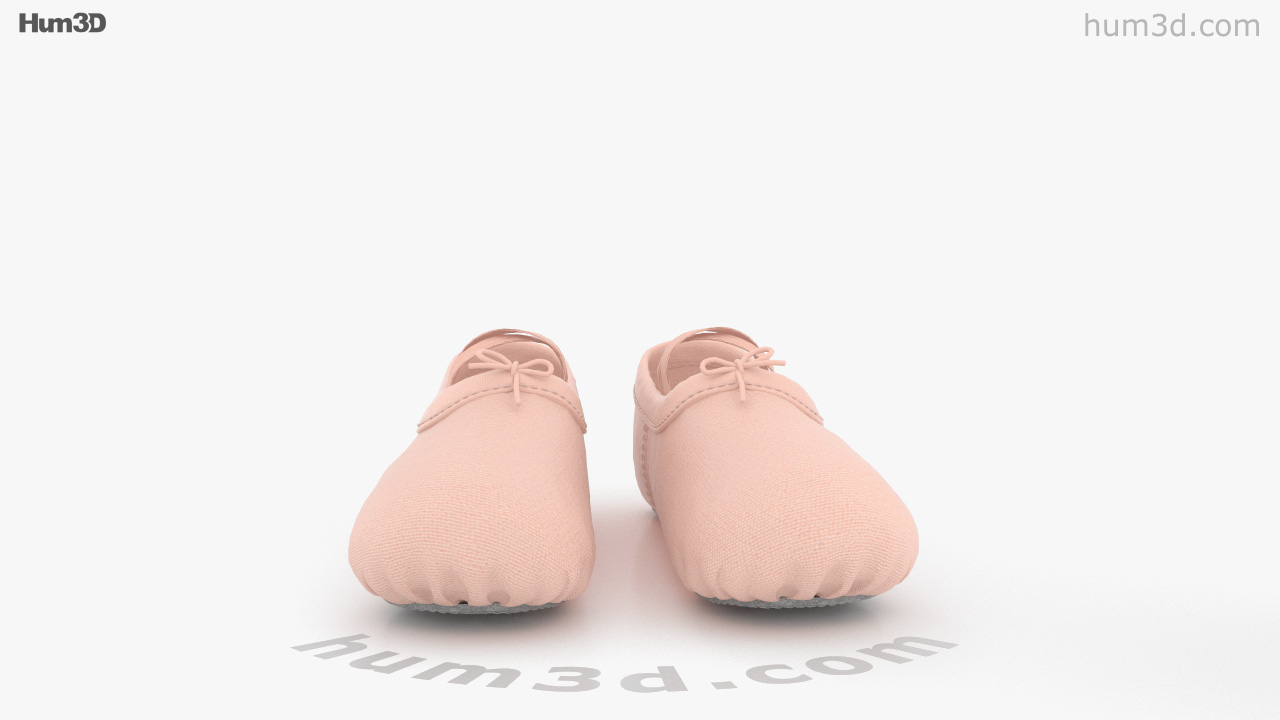 360 view of Ballet Shoes 3D model - 3DModels store