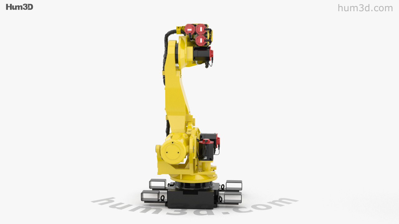 360 view of Fanuc Robot 3D model - 3DModels store