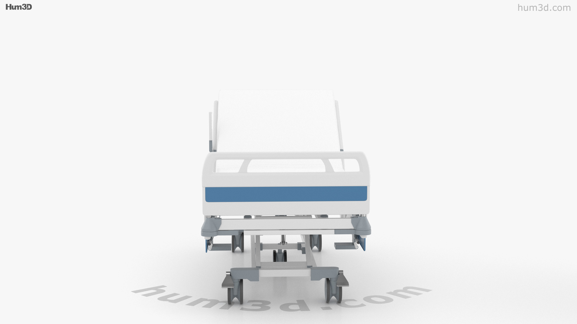 360 view of Hospital bed 3D model - 3DModels store