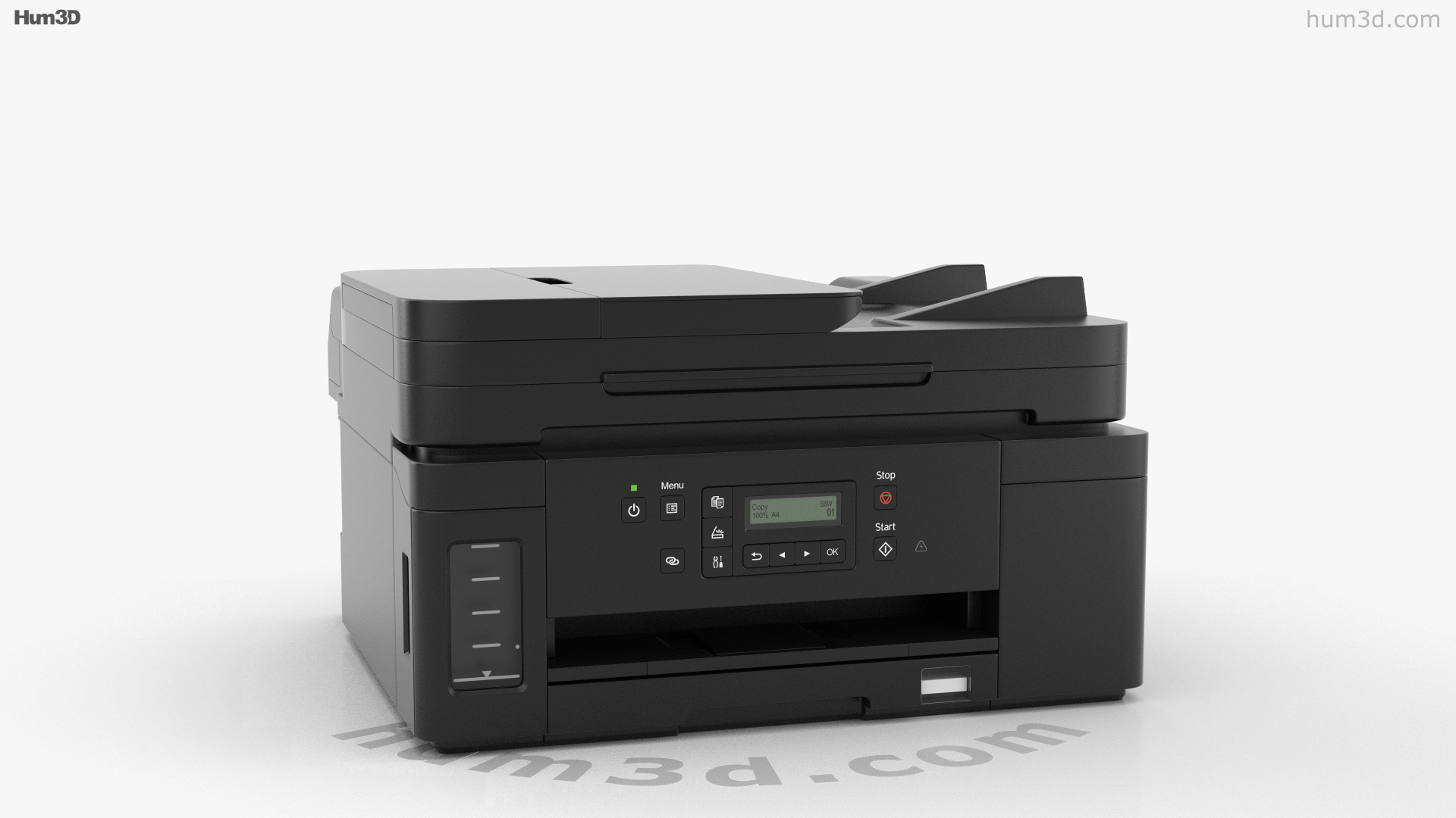 360 view of Office Printer 3D model - 3DModels store