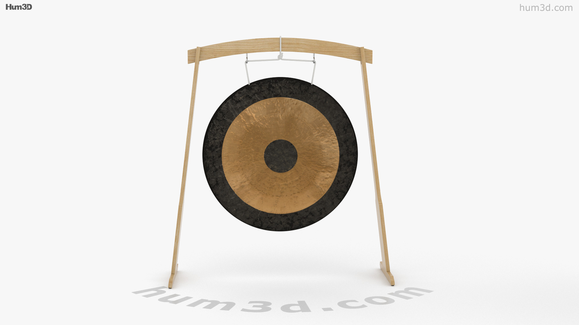 360 view of Gong 3D model - 3DModels store