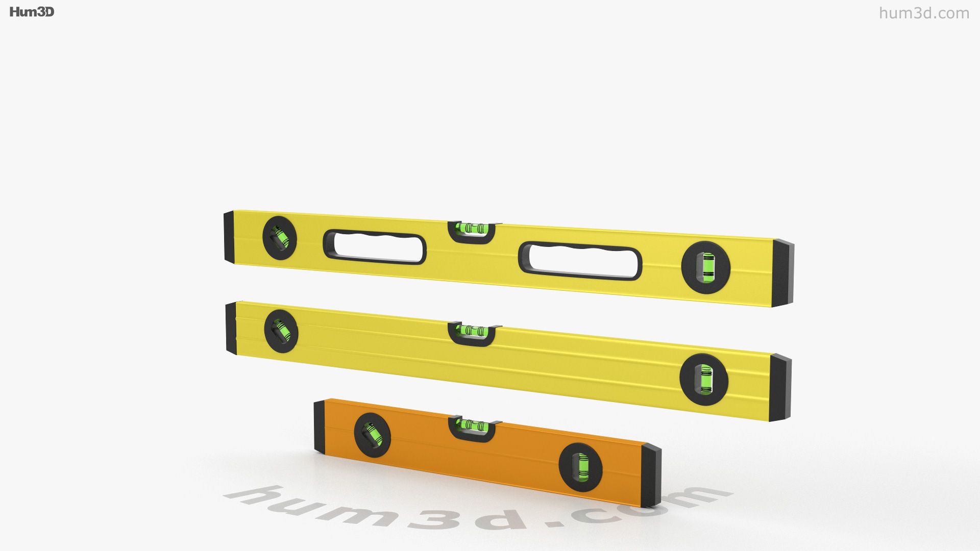 360 view of Spirit Level 3D model - 3DModels store