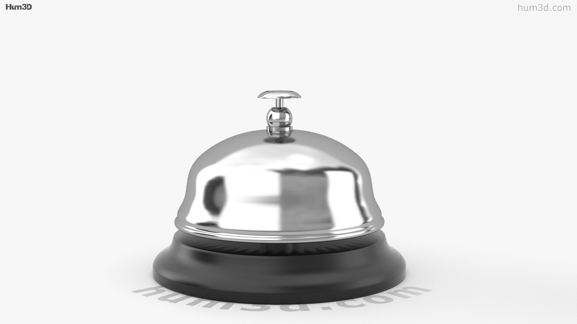Vue à 360 degrés de Cloche de service Modèle 3D - 3DModels magasin