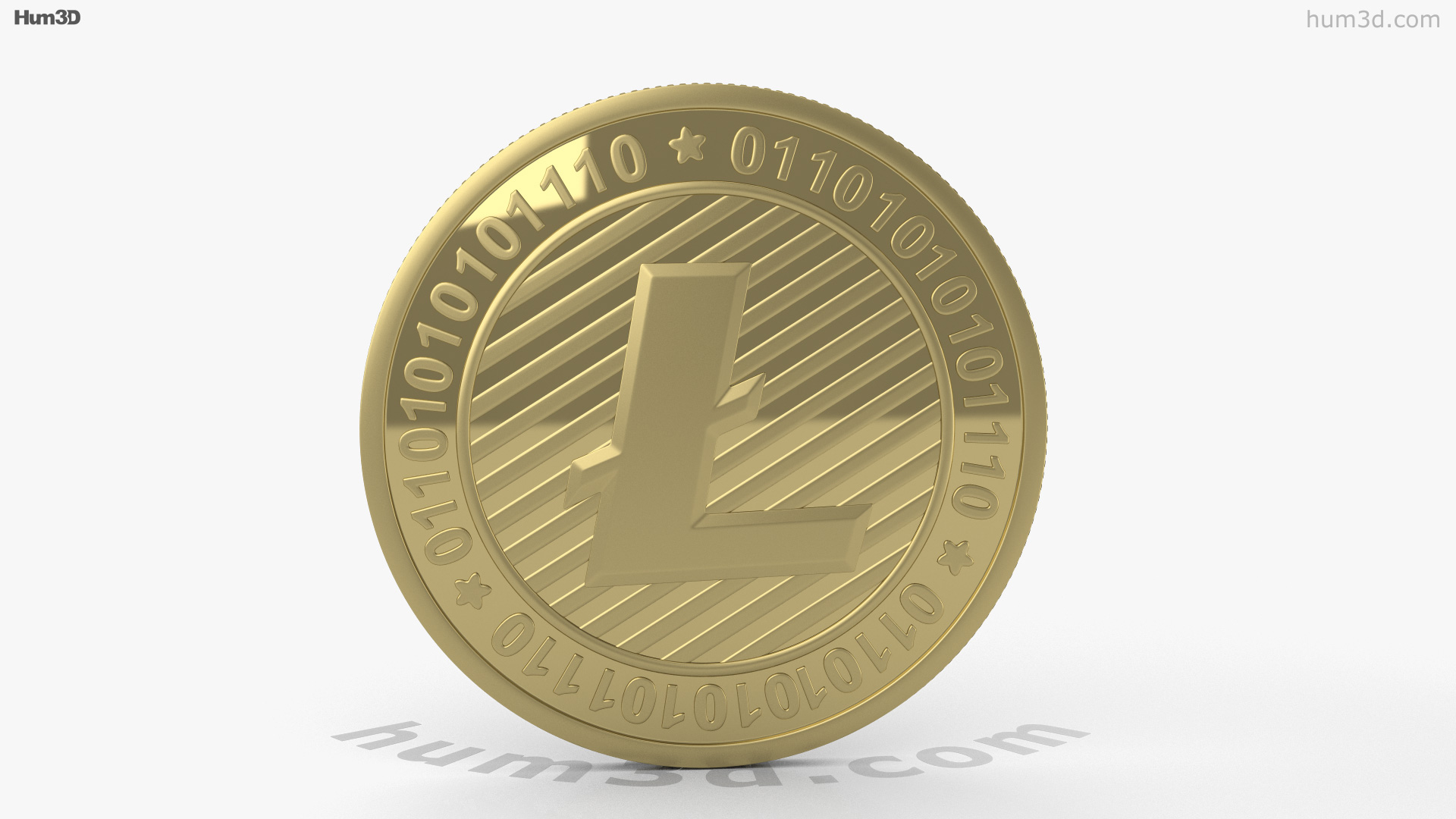 360 view of Litecoin 3D model - 3DModels store