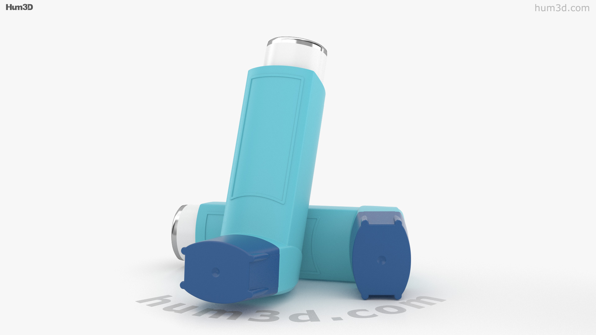 360 view of Inhaler 3D model - 3DModels store
