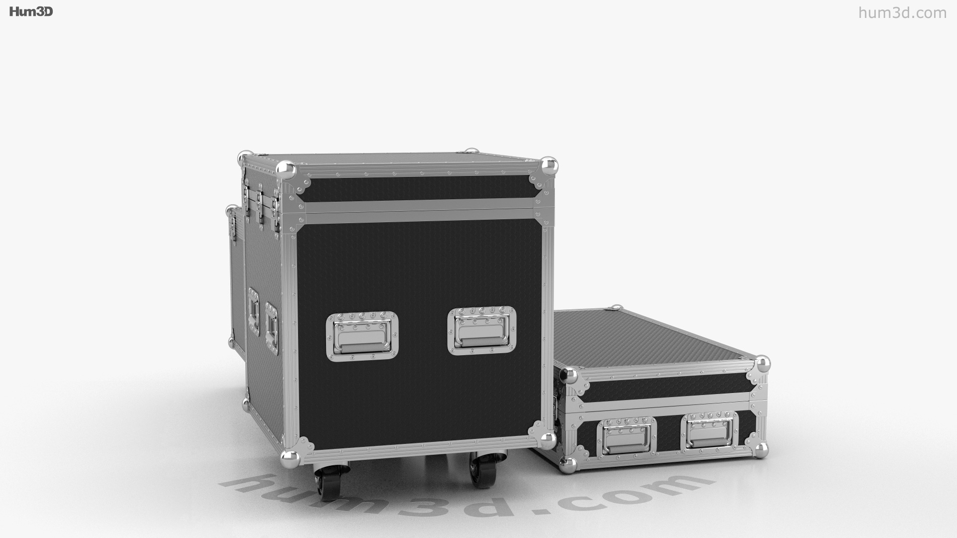 360 view of Flight Case 3D model - 3DModels store