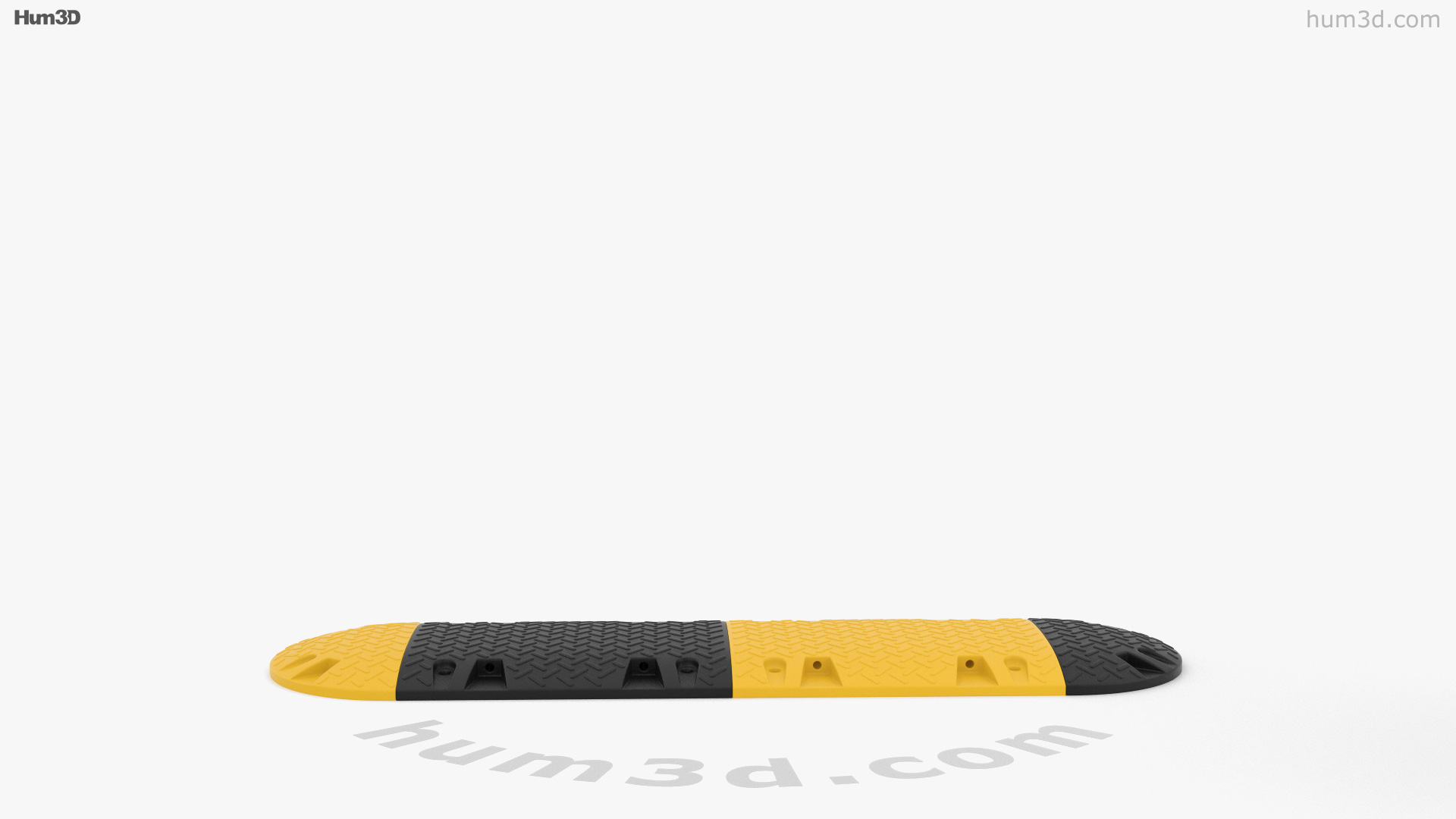 360 view of Rubber Speed Hump 3D model - 3DModels store