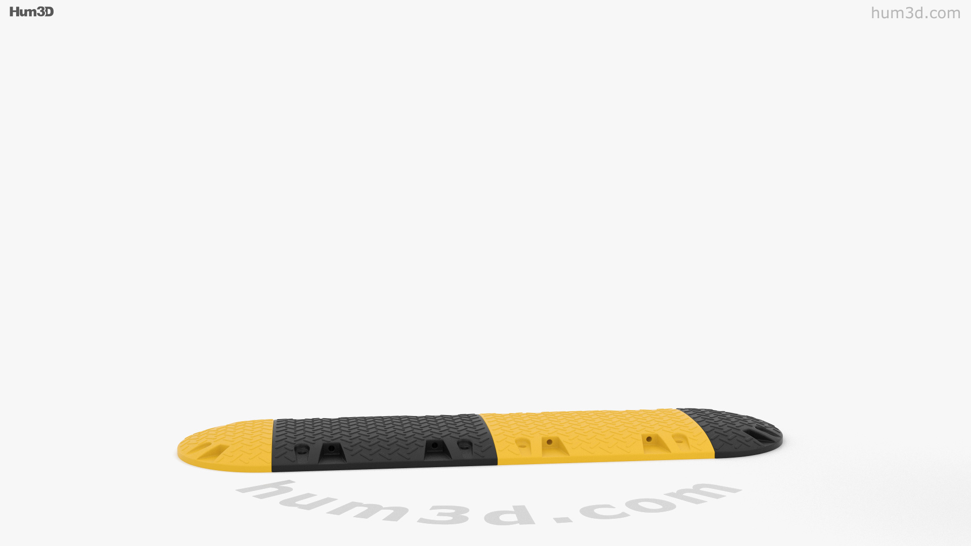 360 view of Rubber Speed Hump 3D model - 3DModels store