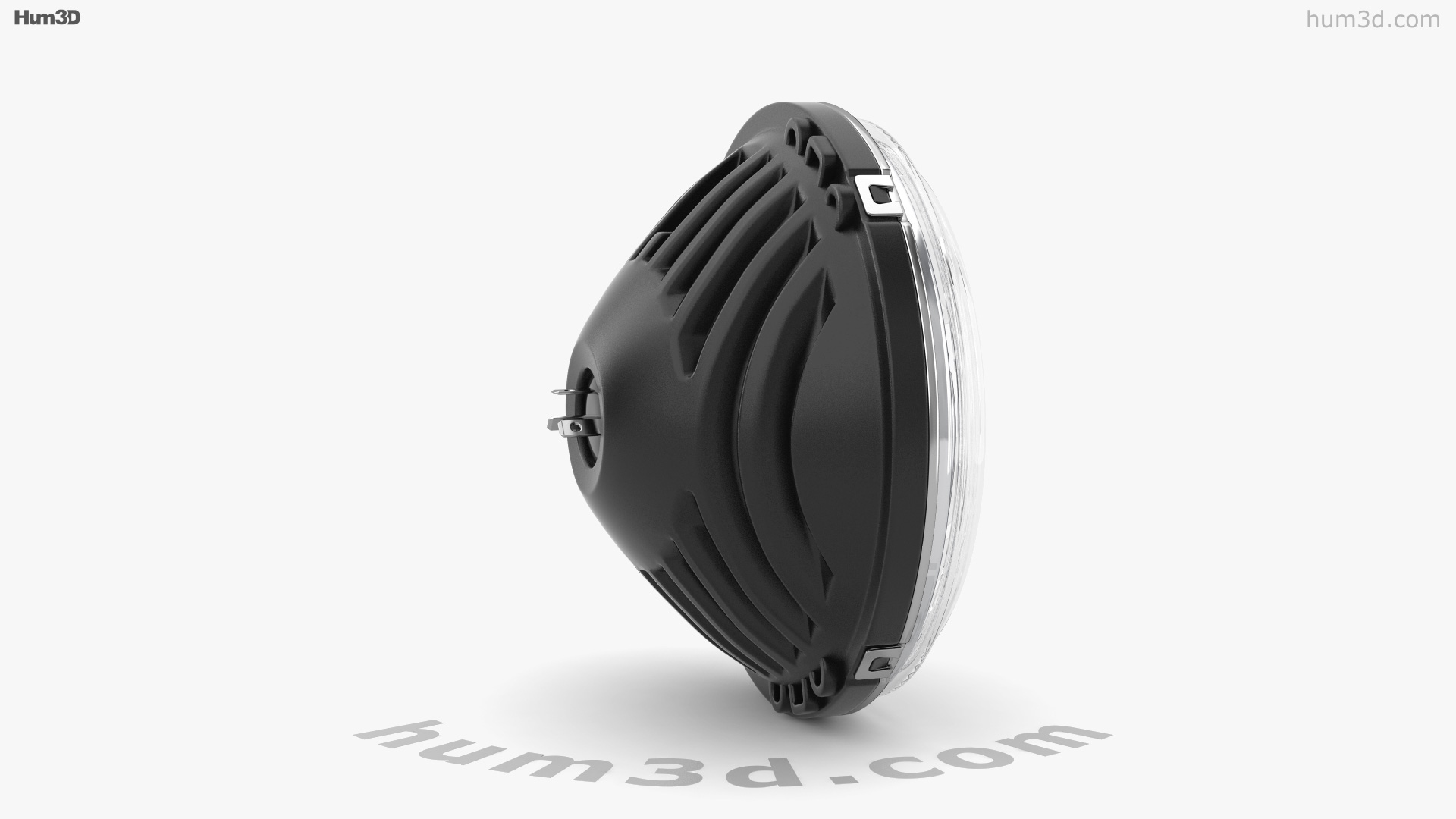 360 view of Optical Reflector LED Headlight 3D model - 3DModels store