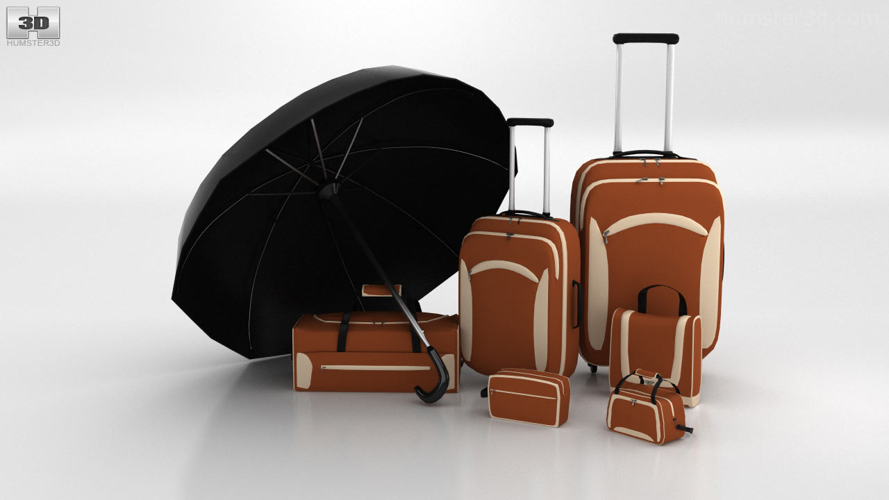 360 view of Travel Bags 3D model - 3DModels store