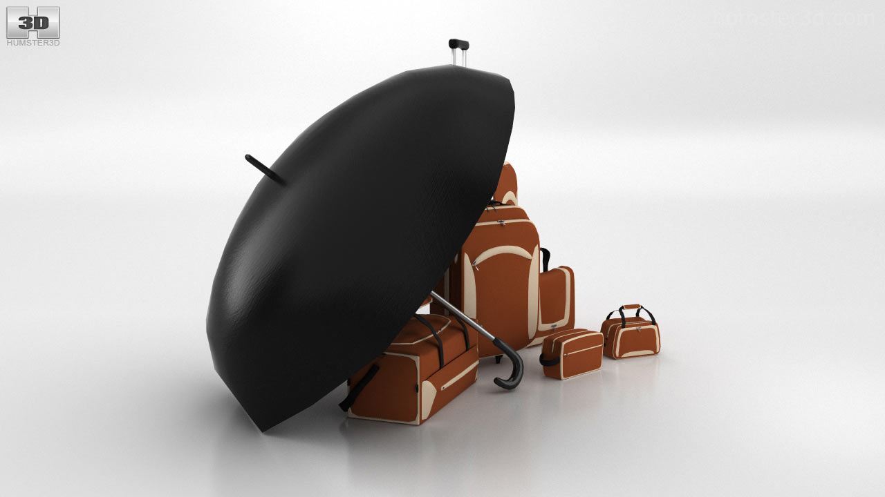 360 view of Travel Bags 3D model - 3DModels store