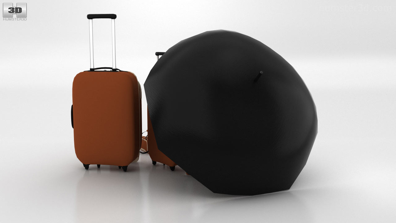 360 view of Travel Bags 3D model - 3DModels store