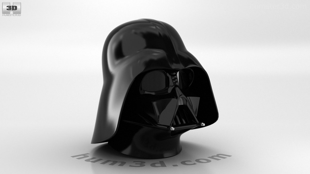 360 view of Darth Vader Helmet 3D model - 3DModels store