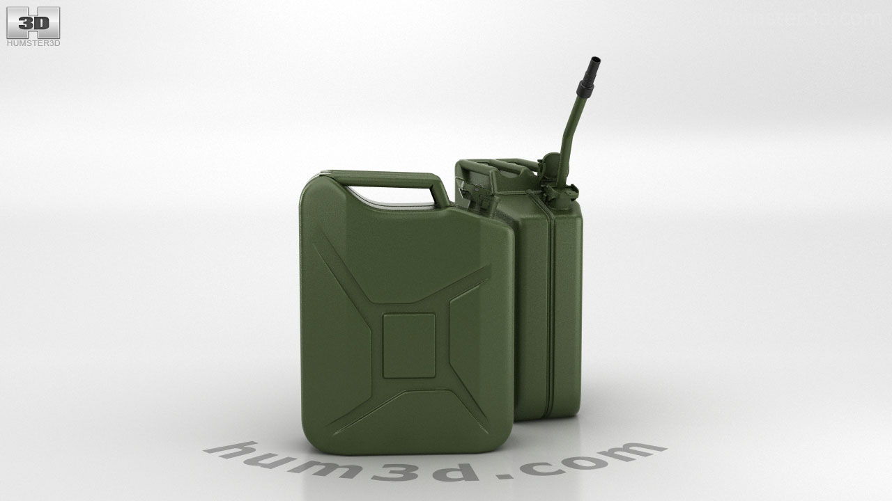 360 view of 20L Jerry Can 3D model - 3DModels store
