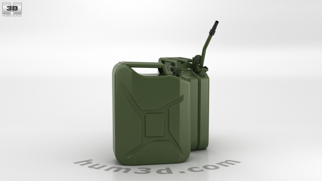 360 view of 20L Jerry Can 3D model - 3DModels store