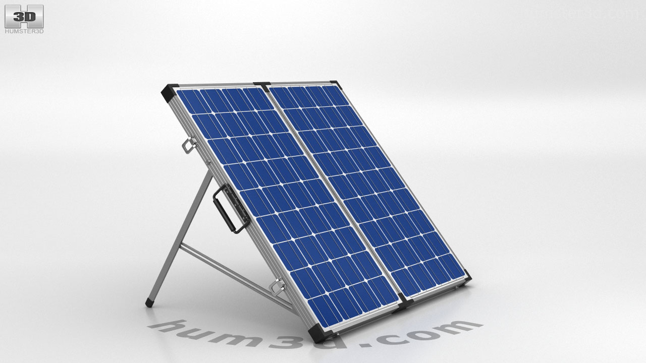 360 view of Solar Panel 3D model - 3DModels store