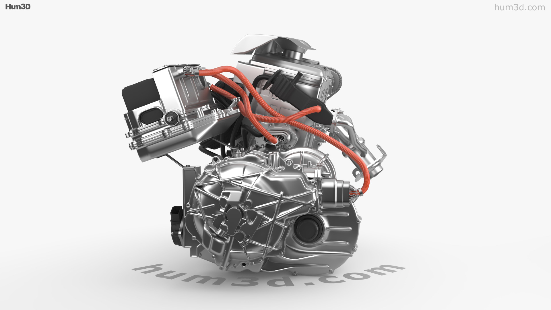 360 view of Toyota Hybrid Engine 3D model - 3DModels store