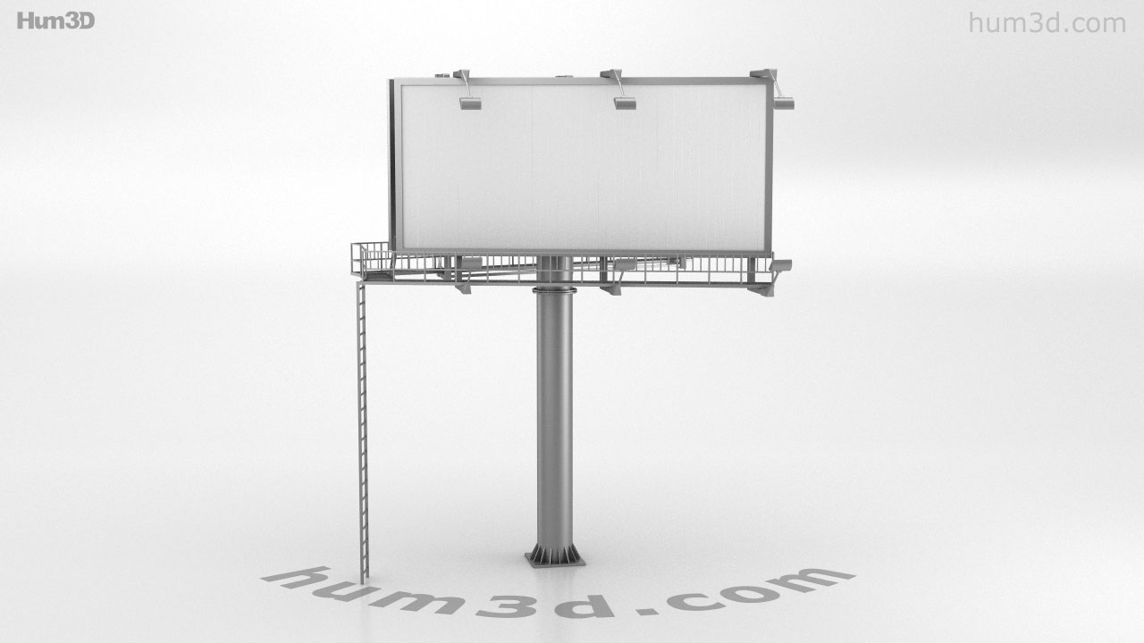 360 view of Billboard 3D model - 3DModels store